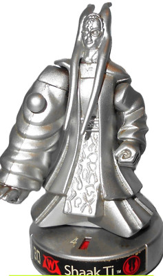 TOURNAMENT winner exclusive STAR WARS Attacktix 2005 Shaak Ti T1 silver ...