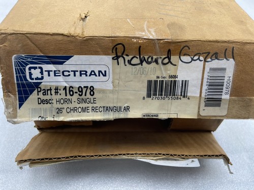 TECTRAN 16-978 - CHR.REC.HORN-26" SINGLE/ALL CHROME Stock 3084 | eBay