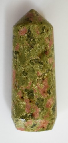 Unakite Tower Natural Green Pink North Carolina USA Olivine Crystals ...