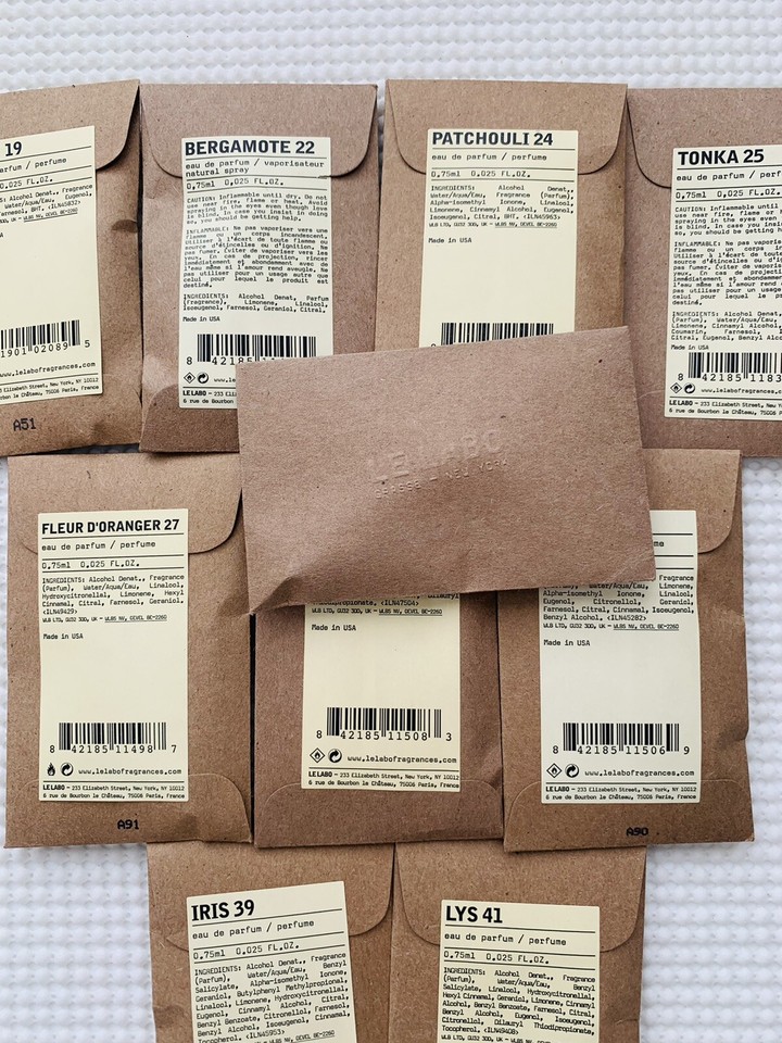 LE LABO Collection Sample Size 10pcs Set (0.75ml each) | eBay