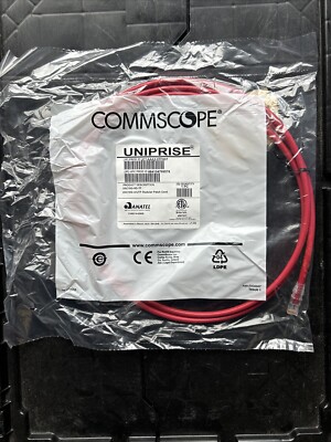 Commscope Uniprise UNC10G-RD-7F 10GUTP 7ft Cat6a Ethernet Patch Cable ...