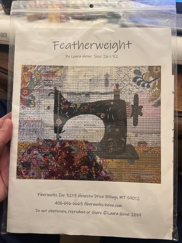 Featherweight The Sewing Machines Collage Quilt Pattern by Laura Heine of Fiberw | eBay
