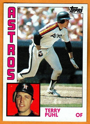 TERRY PUHL(HOUSTON ASTROS)1984 TOPPS BASEBALL CARD | eBay