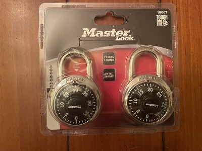 master lock combination padlocks 2 Pack | eBay