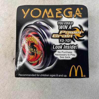 Yomega YoYo FIRESTORM WILDFIRE YO-YO Black #4 McDonalds | eBay