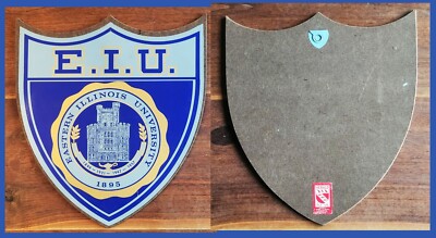 Vintage Eastern Illinois University Panthers Football Shield Plaque ...