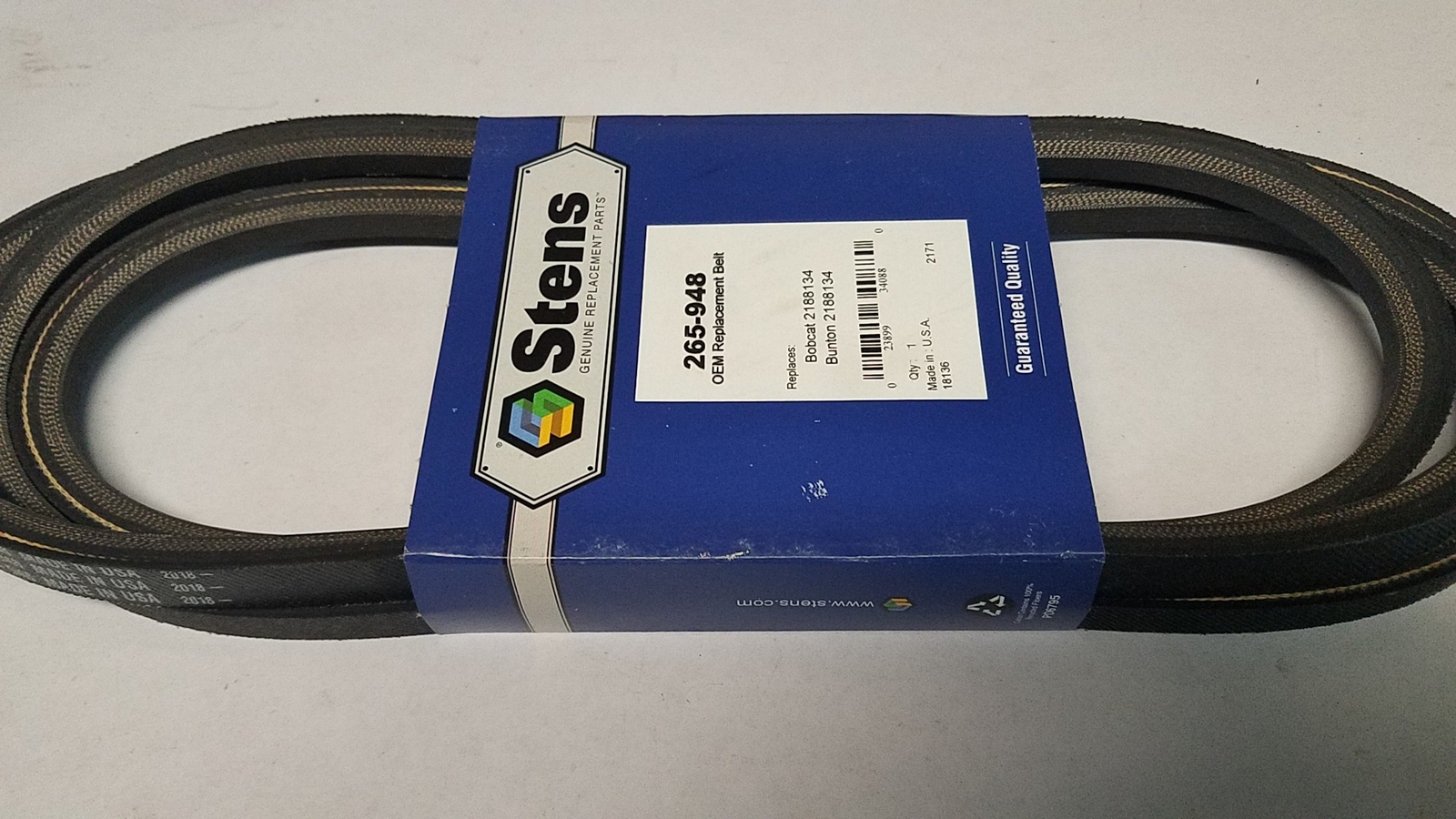 Stens 265-948 OEM Replacement Belt fits Bobcat 2188134 | eBay