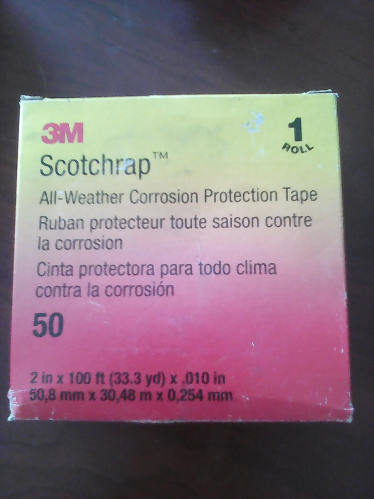 3M Scotchrap all weather corrosion Tape, 50. 2" by 100' | eBay
