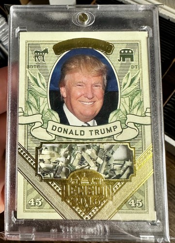 Decision 2016 Donald Trump RC Gold Money Card 1st Series | eBay