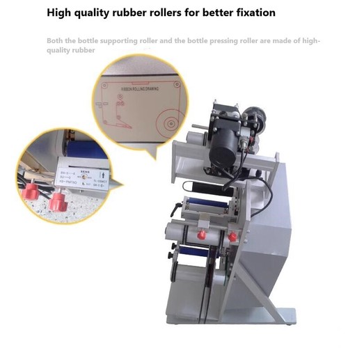 Round Bottle Labeling Machine Labeler With Date Printer Coding Machine ...