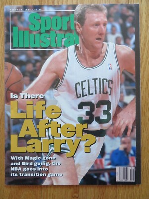 LARRY BIRD Sports Illustrated 3/23/92 BOSTON CELTICS Magazine NO LABEL ...