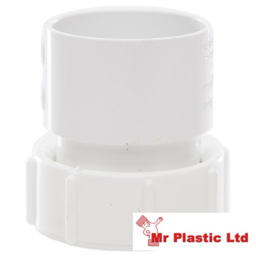 Polypipe 40mm Solvent Weld Waste Fittings in White (actual size 43mm ...