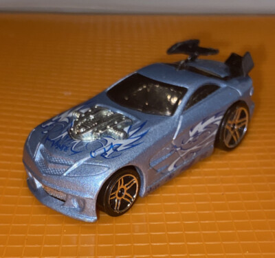 Vintage Hot Wheels 2003 Blue Mercy Breaker Flames Rare Original Old Car ...