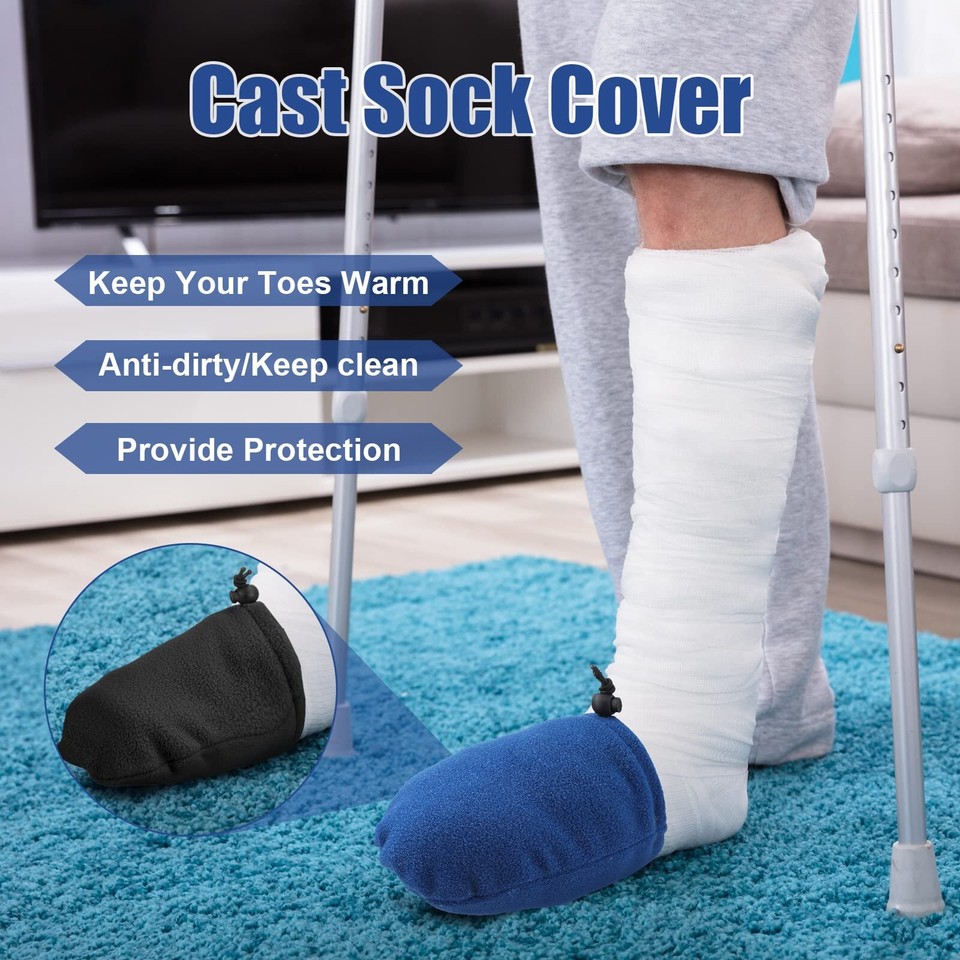 4 Pack Foot Cast Toe Cover Socks Finger Cast Sock for Men and Women | eBay