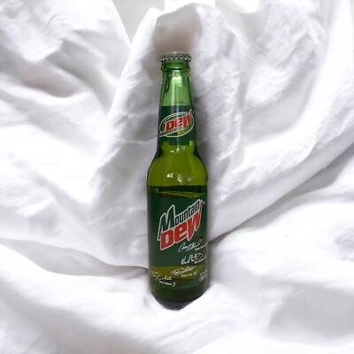 Mint Cond. Vintage Mountain Dew Dew Crew Bottle Labonte, Burton, Little, Atwood | eBay