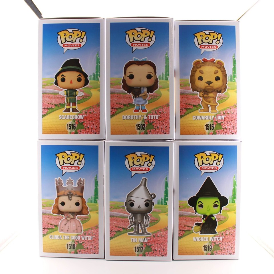 Funko Pop Wizard Of Oz 85th Anniversary Complete Set Of 6 Dorothy