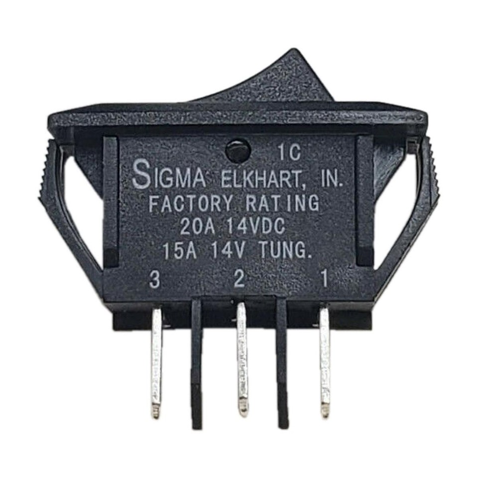 Sigma Switches RV ON/ON Switch Single Pole Double Throw, Black | eBay