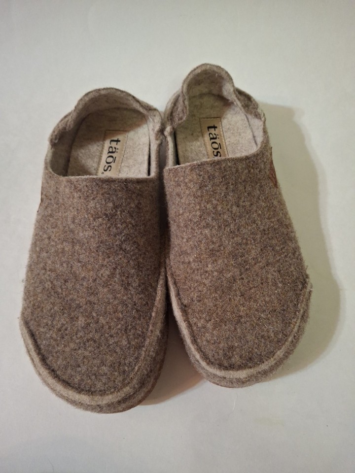 TAOS Wool Women's Brown Casual Comfort Slippers Shoes Size 7 NEW | eBay