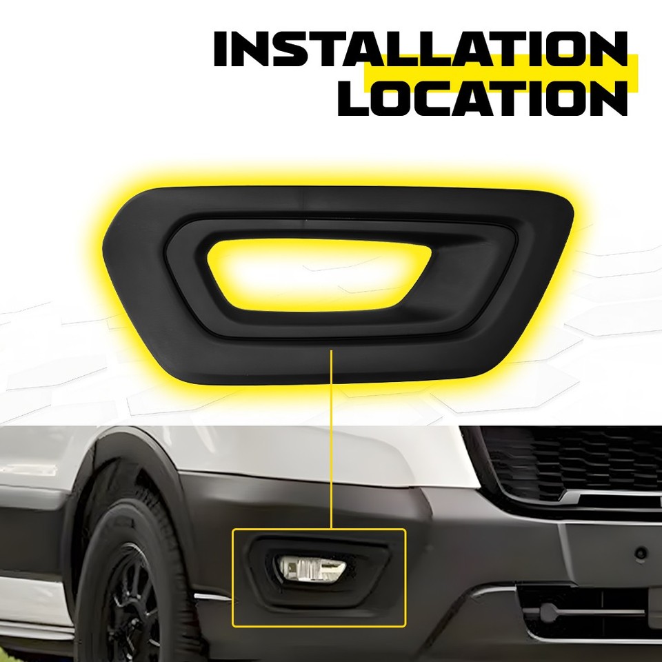 Front Right Fog Light Lamp Cover Trim W/Fog Light Hole For Ford Transit ...