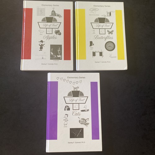 Life Of Fred Elementary Series Math Books 1-3 Apples Cats Homeschool | eBay