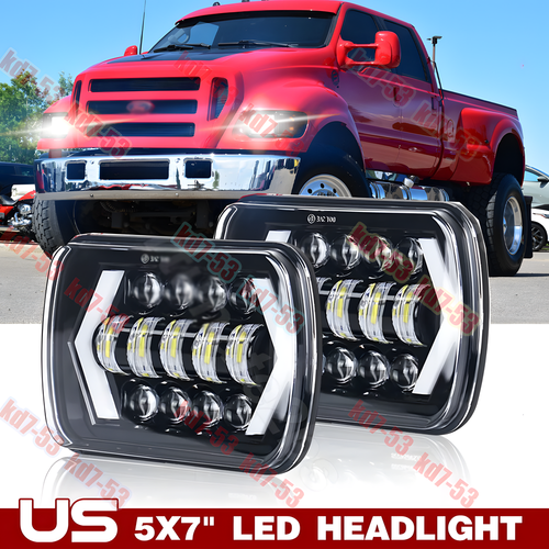 Fit 2000-2015 For Ford F750 F-750 Super Duty Truck 2PC 7x6" Square LED ...