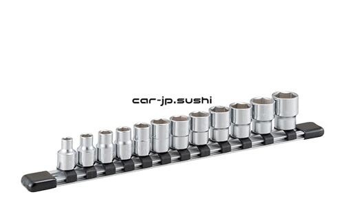 Tone HSB312 12-Piece Socket Set with Hexagonal and Holder 9.5mm 3/8 ...