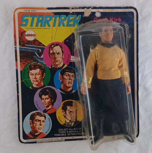 🖖Vintage Mego CAPT JAMES T KIRK 8" Action Figure 70s Star Trek TOS ...