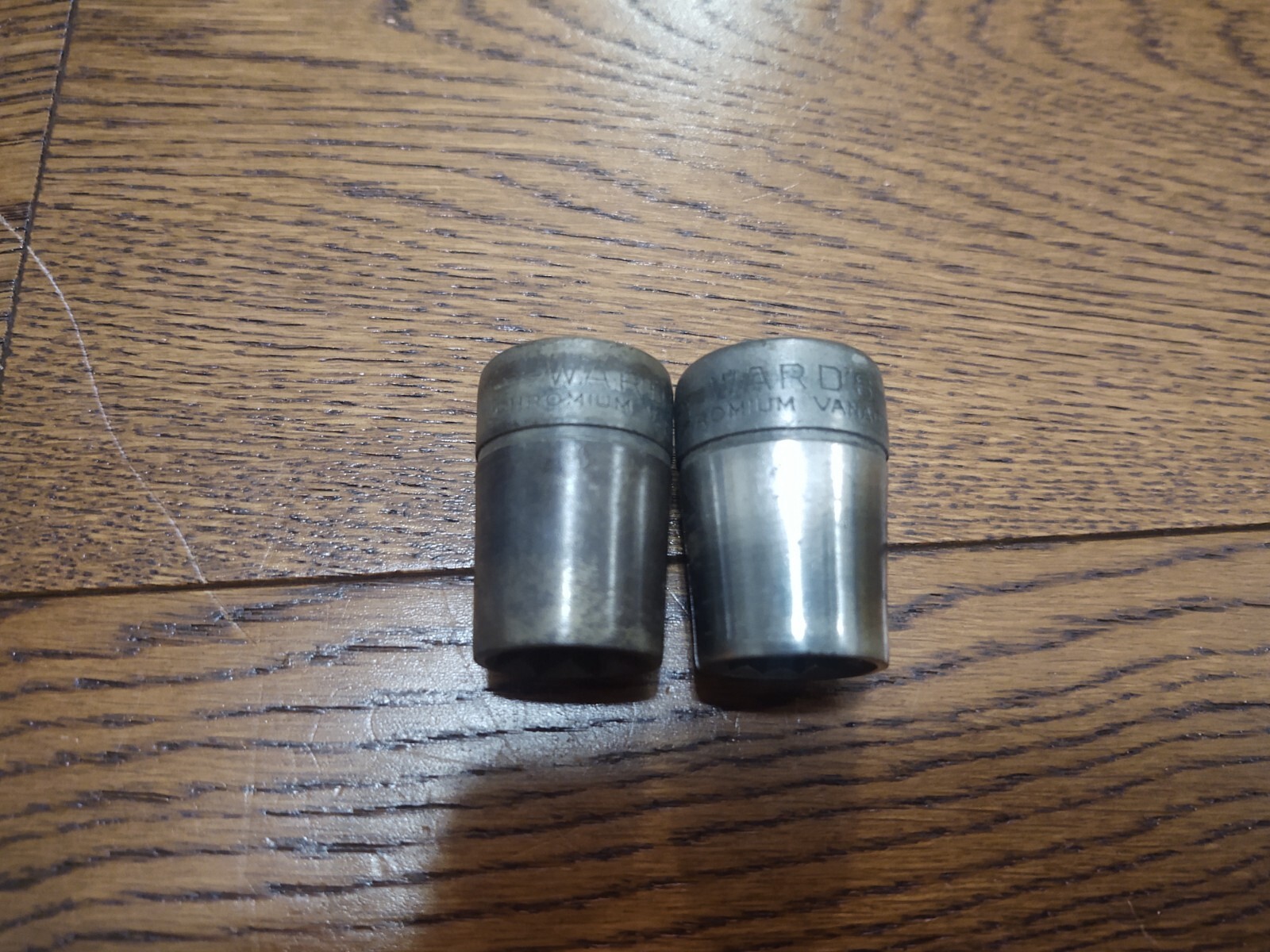 Vintage Wards Master Socket Lot Set 8pt 19/32" Ratchet Tool Early ...