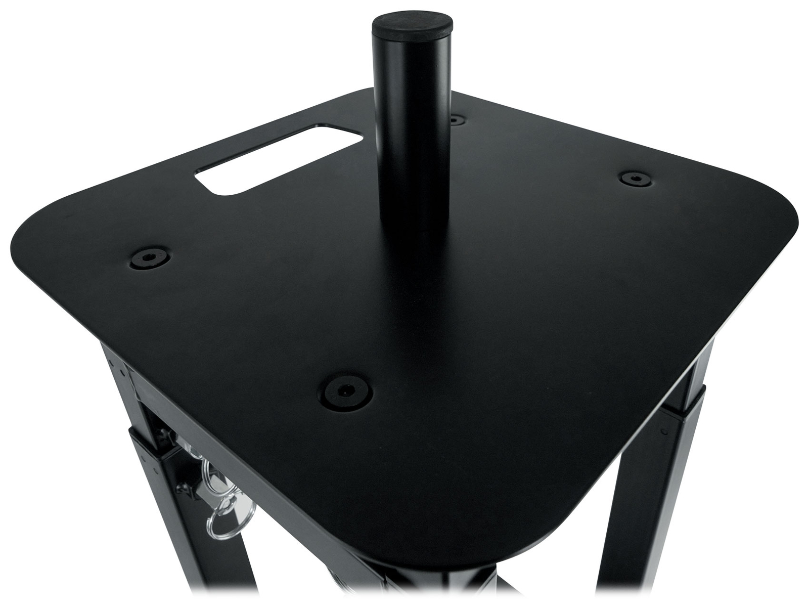 2) Rockville RTP-GO Black Portable Collapsible DJ Totem Light Stands ...