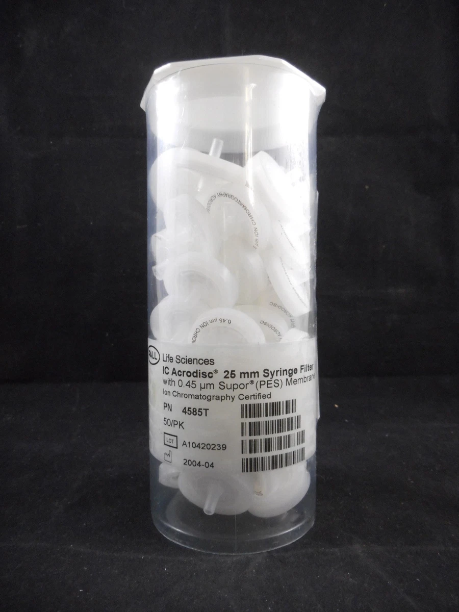 SYRINGE FILTERS, PALL Acrodisc GHP 25 Mm, Um, 50 Ct, 4564, 47% OFF