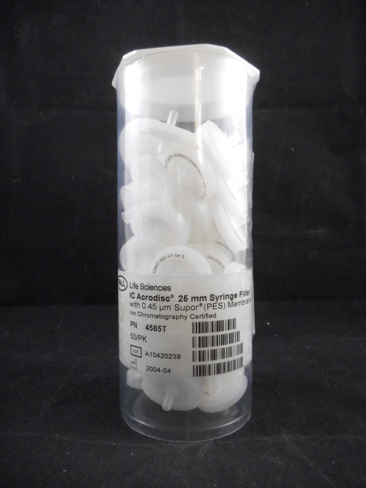 ACRODISC Plastic Syringe Filters 25mm Supor Membrane 0.45µm Pore Size ...