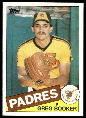 1985 Topps Greg Booker Rookie San Diego Padres #262 | eBay