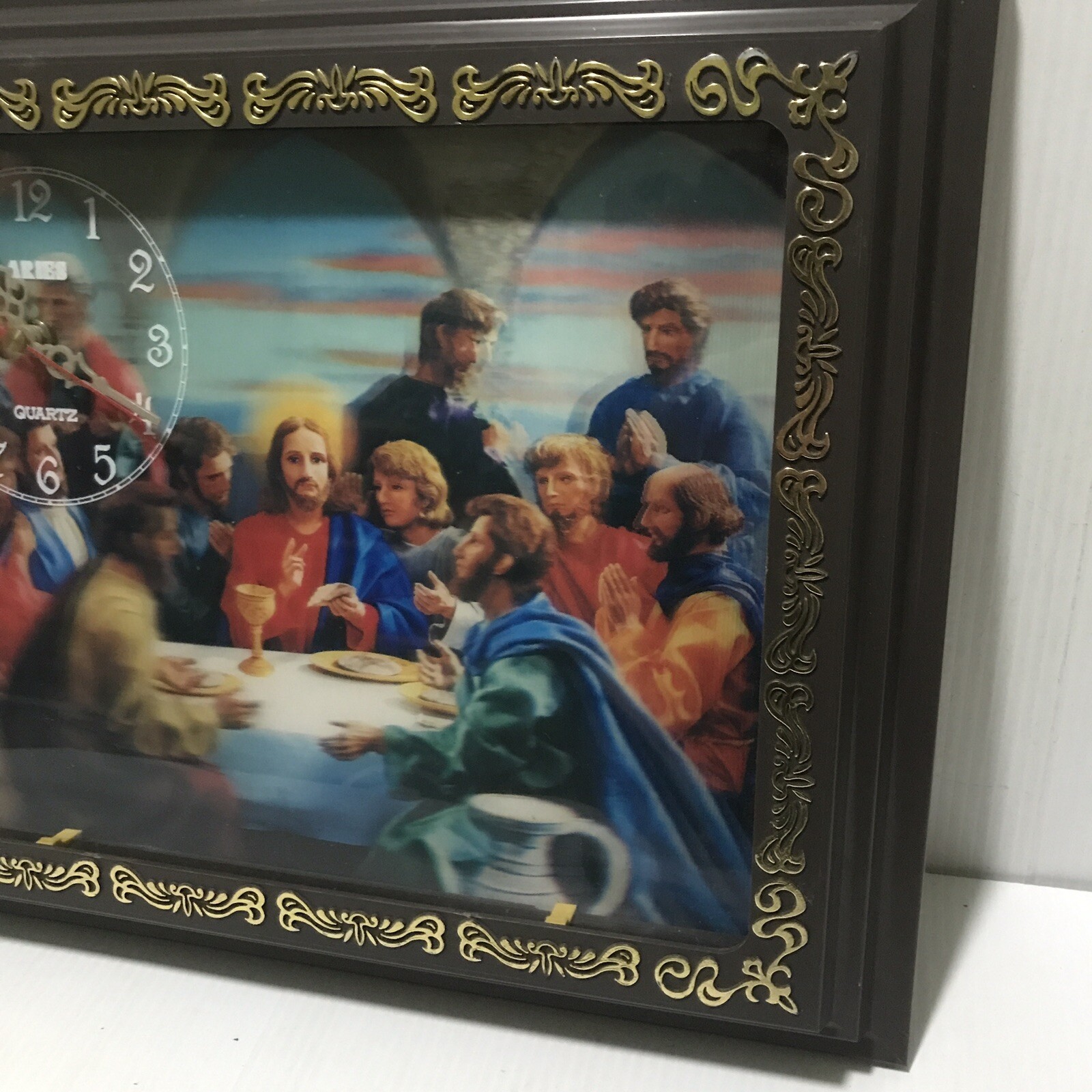 Aries Wall Clock Quartz Working The Last Supper 3D Like Image | eBay ...