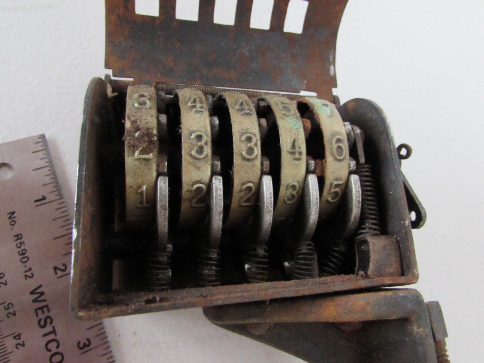 Vintage Redington Counting Machine 5 Register Hay Bale Counter | eBay