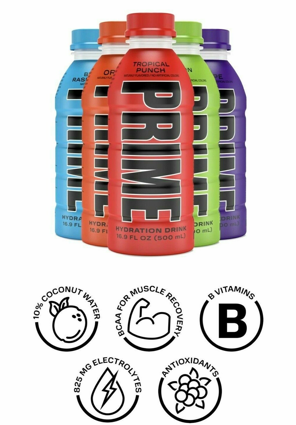 Prime Hydration Energy Drink 500ml Logan Paul & Nepal | Ubuy