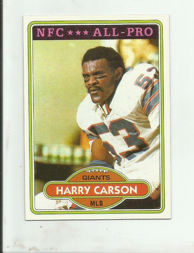 1980 Topps - #135 Harry Carson for sale online | eBay