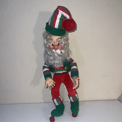 Enesco North Pole Village Elf Christmas Poseable 20” Doll Sandi ...