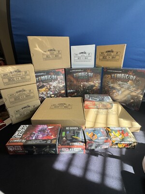 CMON Zombicide Invader + Black Ops + Kickstarter Exclusives Bundle Lot ...