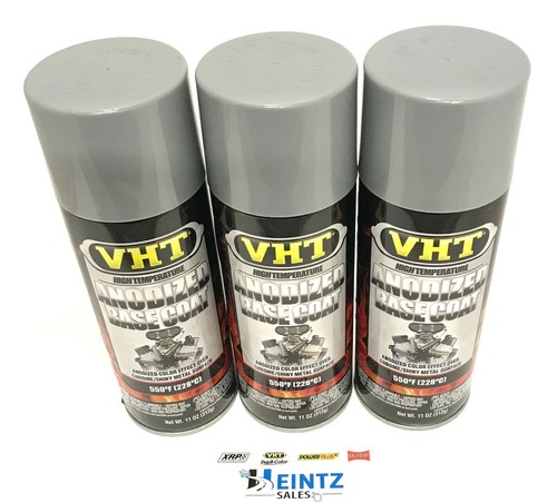 VHT SP453-3PACK Anodized BASE SILVER Color Coat -High Heat Coating-11oz ...