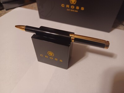 Vintage Diplomat Classic 1922 Ballpoint Pen Black and 23kt Gold Trim ...