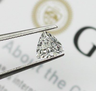 GIA Certified 0.59ct J/I1 Modified Triangular Brilliant Cut Loose ...