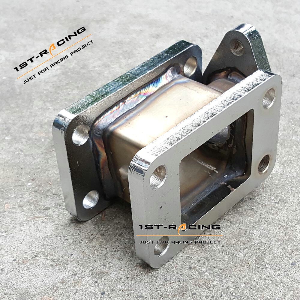 Cast Iron T3 to T3 Turbo Flange Adapter Conversion with 38mm Wastegate ...