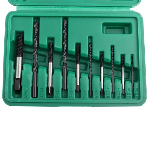 11pcs Broken Screw Drill Bit Extractor Set Bolt Fastner Taken Out ...