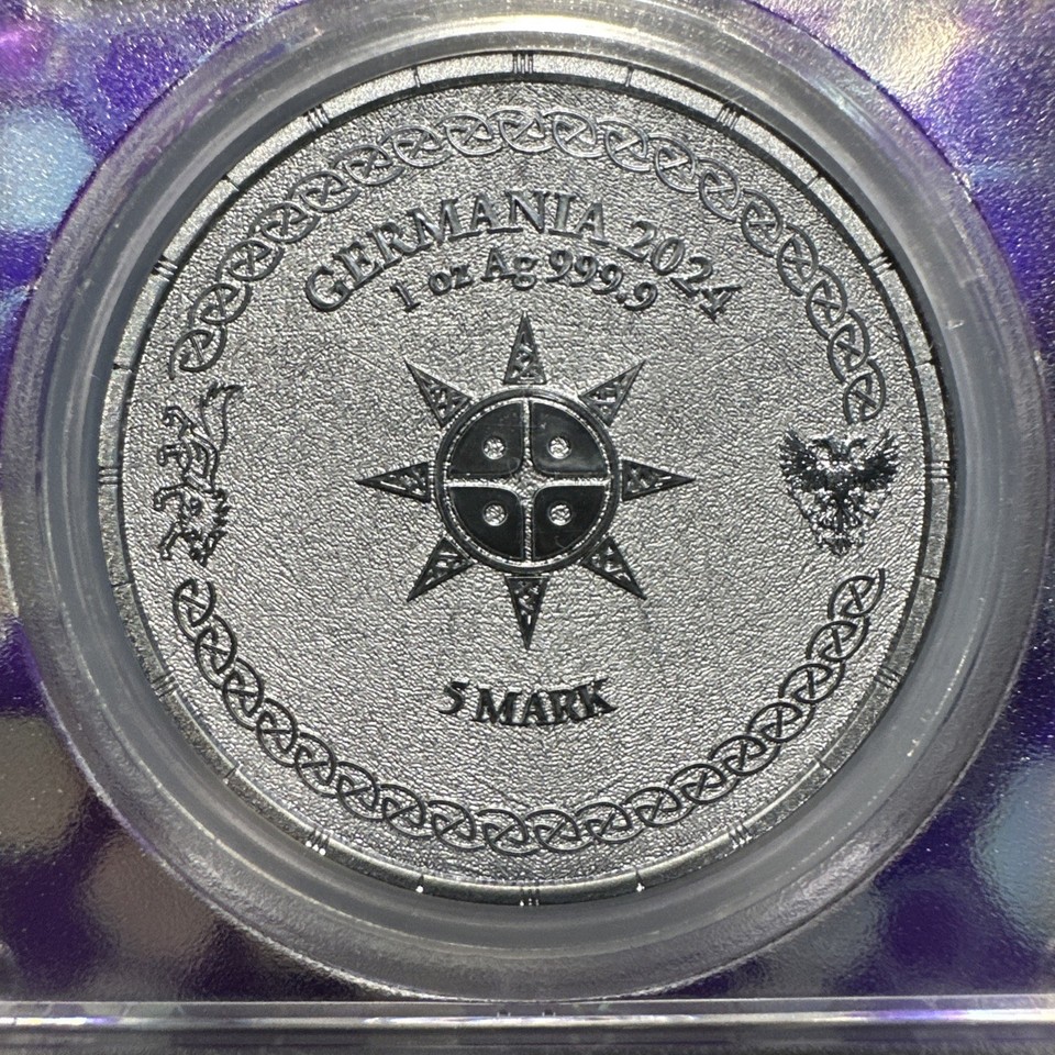 Trader Bea Core 2024 Germania Ragnarok - Skoll Black 1 Oz .9999 Silver ...