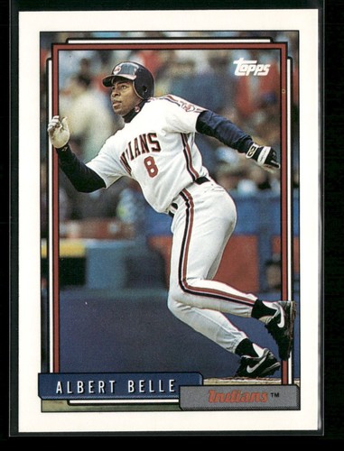 1992 Topps #785 Albert Belle Cleveland Indians | eBay