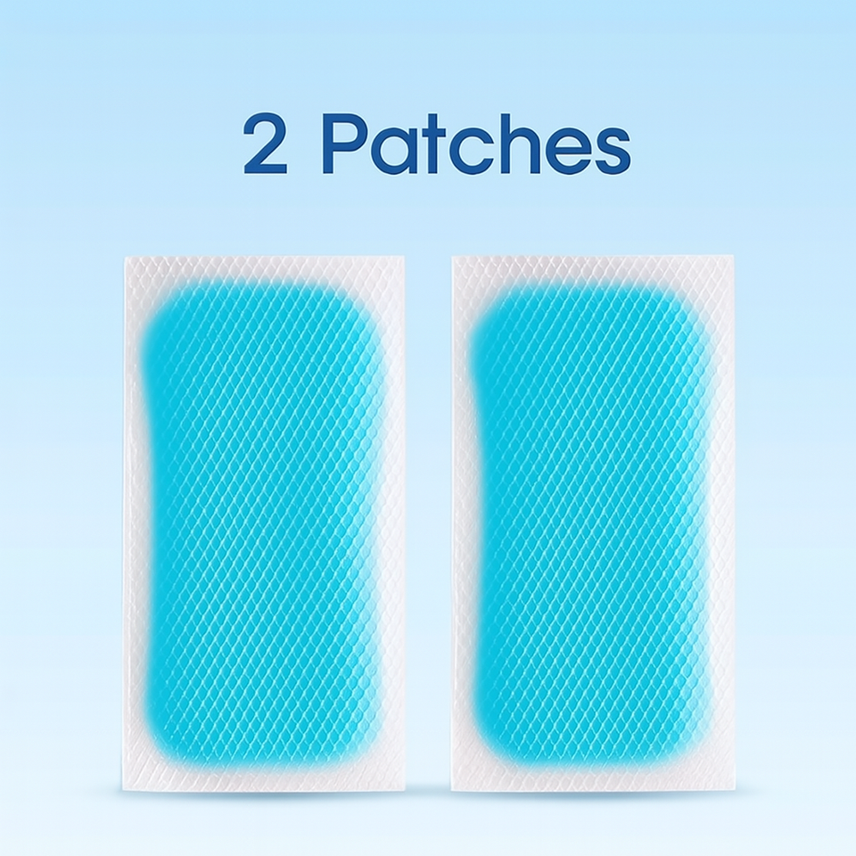 Cooling Gel Patches ️ Fever Relief Cold Compress Pads Headaches Various ...