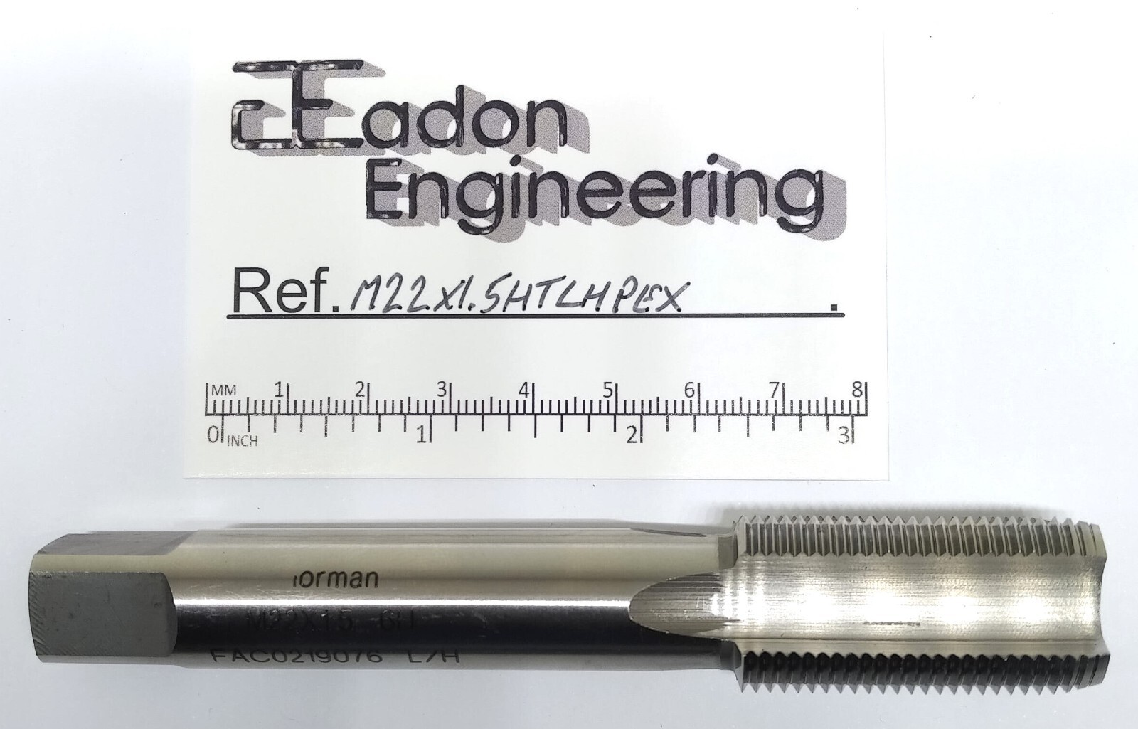 M22 x 1.5mm Metric Fine Left Hand Tap or Tap Set, HSS. By top brands ...