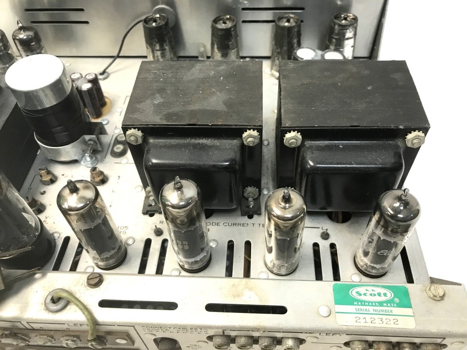 Scott Stereomaster 222-D All Tube Integrated Amplifier Fully Tested ...