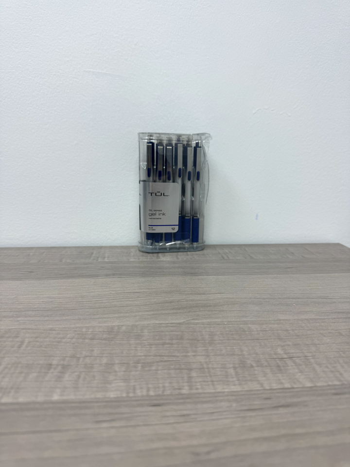 TUL Retractable Medium Point Gel Pen 0.7 mm Blue Ink 12 Pens | eBay