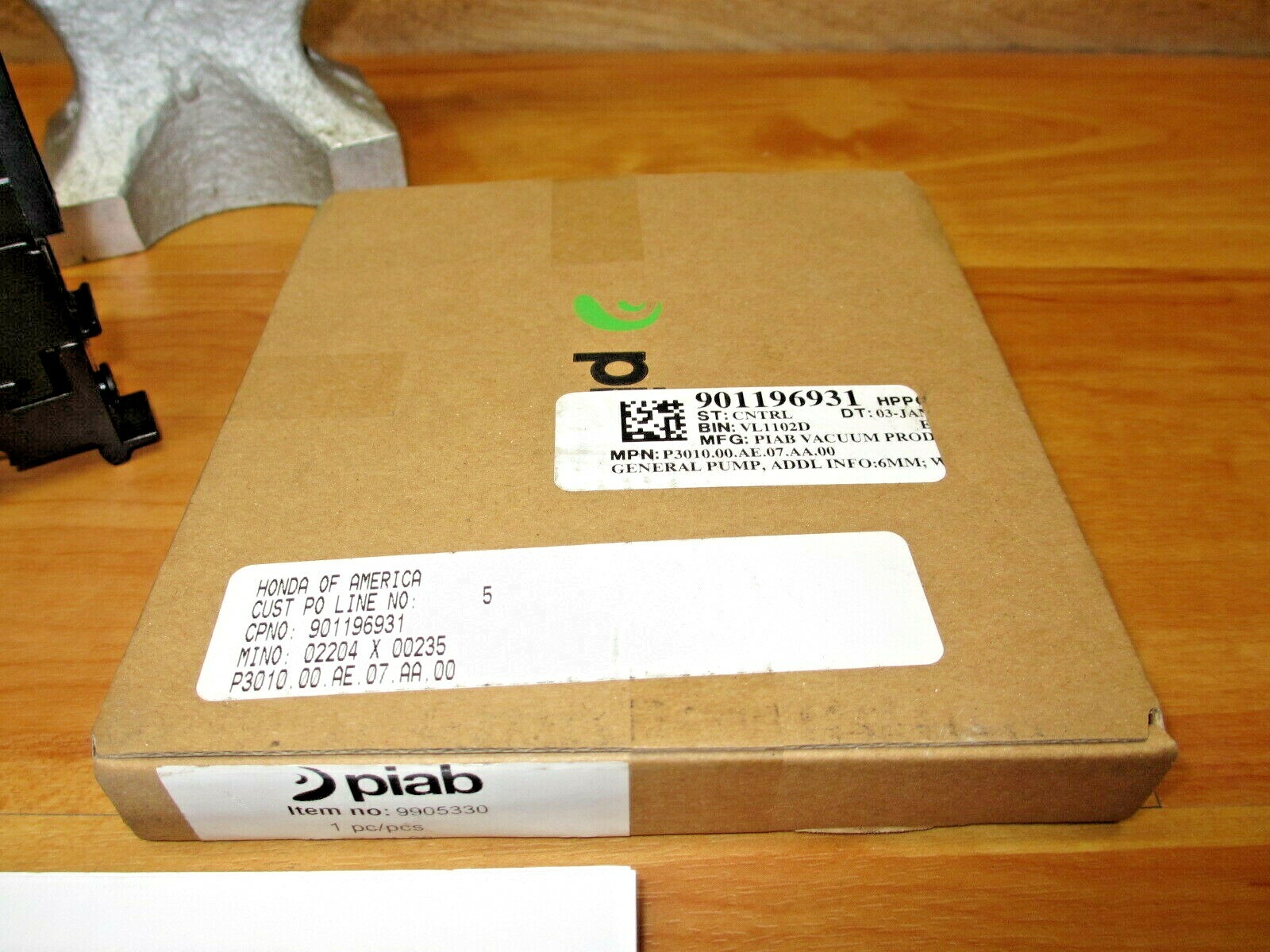 PIAB P3010.00.AE.07.AA.00 *NEW* Vacuum Generator 9905330 COAX Compact ...